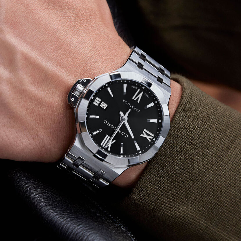 Concord| Men's Saratoga 40mm Stainless Steel Watch
